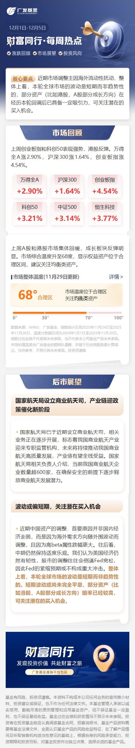 广发基金每周策略 保持适度乐观，关注港股及部分成长方向 每周策略 广发基金