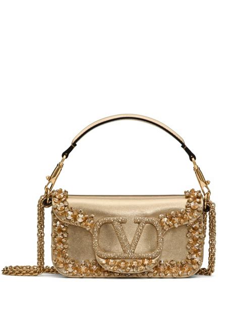 Valentino Garavani Locò Small Leather Shoulder Bag Valentino Garavani