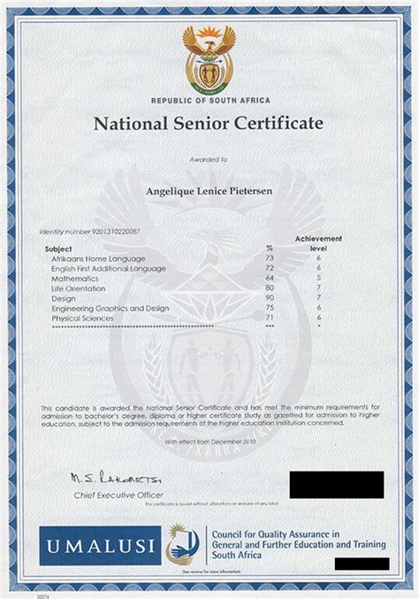 Certification Angelique Pietersen