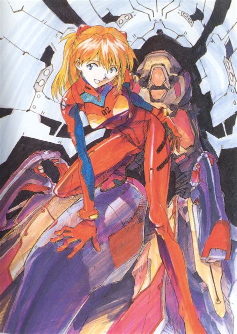 Souryuu Asuka Langley Neon Genesis Evangelion Drawn By Sadamoto Yoshiyuki Danbooru