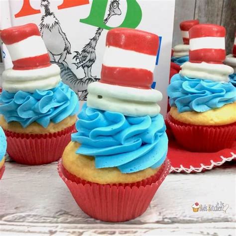 Cat In The Hat Cupcake Toppers