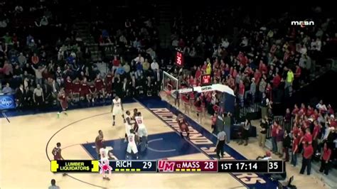 Raphiael Putney Dunk Umass Vs Richmond Youtube