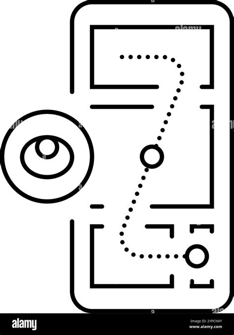 Usability Testing Ux Ui Design Line Icon Vector Illustration Stock