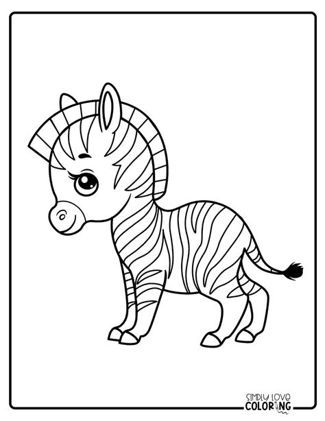 Zebra Coloring Pages Free Pdf Printables Simply Love Coloring