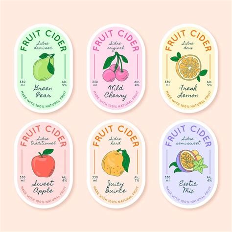 Cider Bottle Labels Template At Sean Hawker Blog