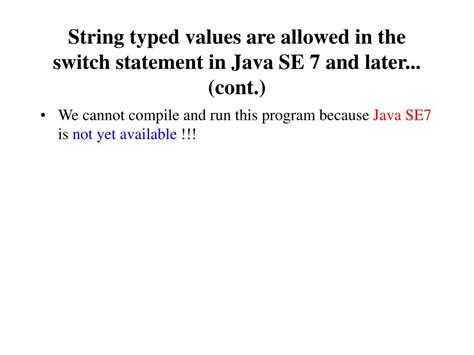 ppt the switch statement an n way selection statement powerpoint