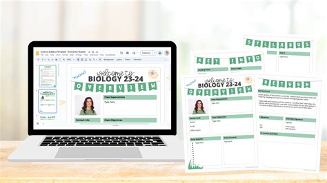 Science Syllabus Template By Emma The Teachie