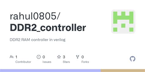 GitHub Rahul0805 DDR2 Controller DDR2 RAM Controller In Verilog
