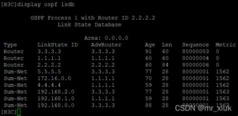h3c 多区域ospf配置实践 h3c ospf配置实例 csdn博客