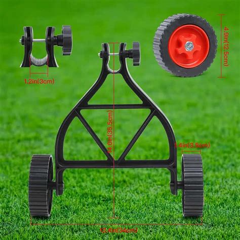 String Trimmer Wheel Attachment Support Wheels For Weedeaters