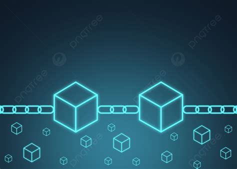 Blockchain Cube Chain Technology Background Background Blockchain