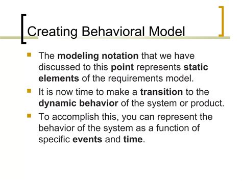 Lecture 13 Requirements Modeling Flow And Behavior 2 Ppt