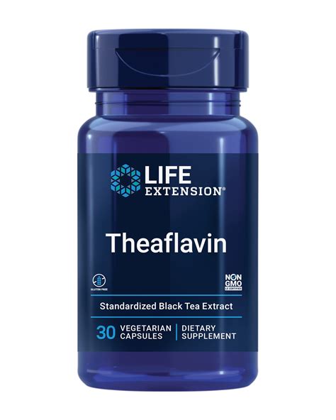 Life Extension Theaflavin Standardized Extract Tea Leaf Flavonoids