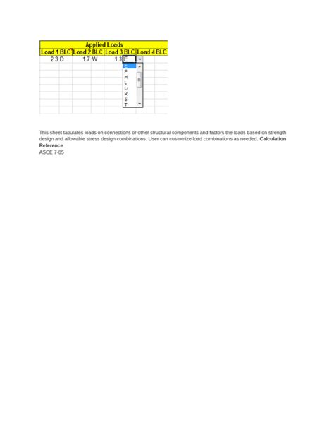 Load Combinations Pdf