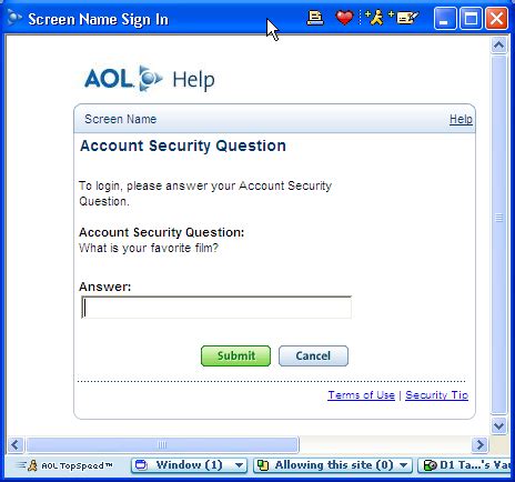 How Do I Change My Security Question On AOL Ask Dave Taylor