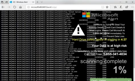 Remove Windows Malware Detectedhard Drive Problem Pop Ups