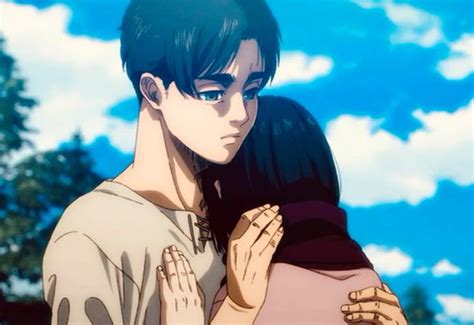 Cabin Eren And Cabin Mikasa Hug