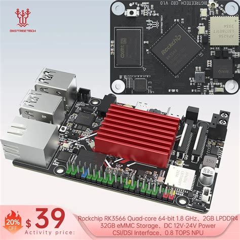 Bigtreetech Btt Pi 2 Cb2 Control Board Rk3566 2gb Lpddr4 32gb Emmc Csi
