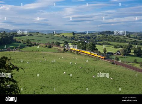 Colas Rail Freight Class 37 Locomotive 37219 On The West Coast Mainline