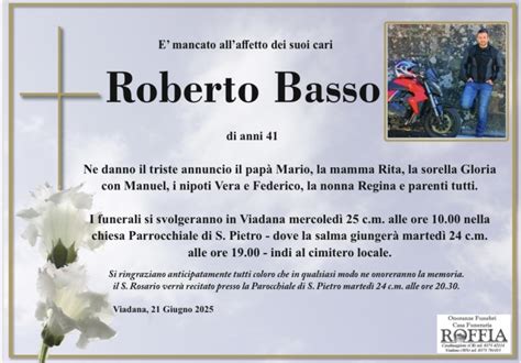 Roberto Basso Viadana Piange La Scomparsa Del 41enne