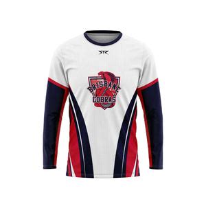 Brisbane Cobras Mens Training Shirt With Long Sleeves S Trend Sportswear