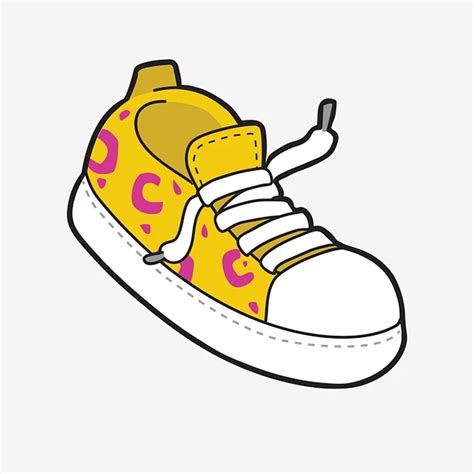 黄色运动鞋黑色线条矢量图高清素材 卡通 卡通可爱 可爱 可爱的运动鞋 线条 运动鞋 黄色 黑色 矢量图 免抠png 设计图片 免费下载 花瓣网