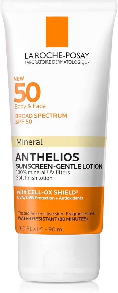 La Roche Posay Anthelios Mineral Sunscreen Spf 50 Gentle Lotion 3 Fl