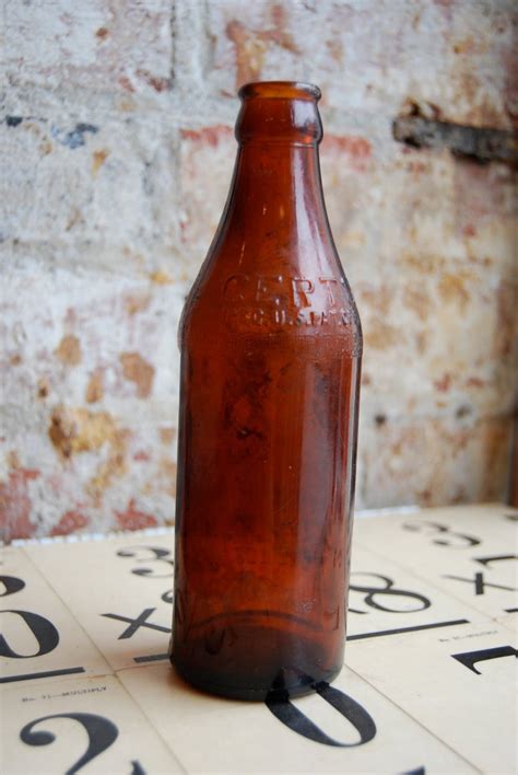 Vintage Brown Certo Bottle Etsy
