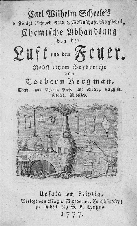 Bonhams Scheele Carl Wilhelm Chemische Abhandlung Von Der Lust Und