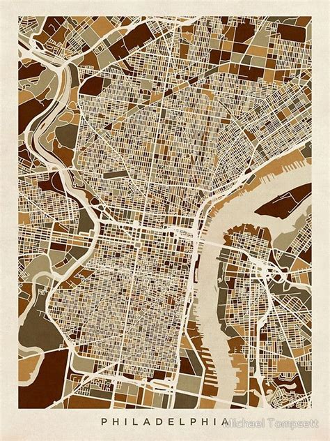 Map Of Philadelphia Pennsylvania