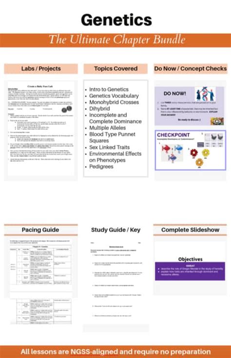 The Ultimate Genetics Bundle By Molo Academy Tpt