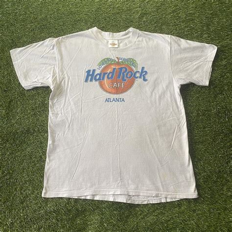 Vintage 90s Hard Rock Cafe Atlanta Tee Shirt Depop