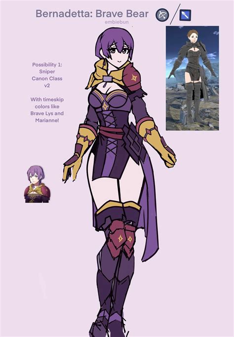 Feh Brave Bernadetta Design Possibilities Rfireemblemthreehouses