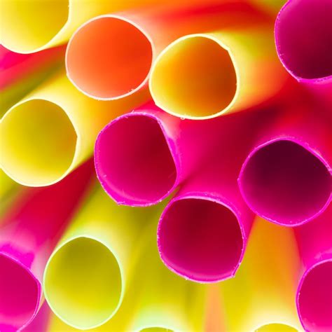 Free Photo Close Up Drinking Straw Texture