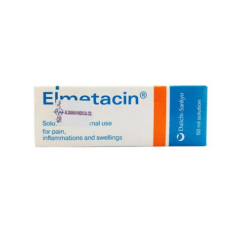 Buy Elmetacin Solution 50ml Online In Qatar View Usage Benefits And