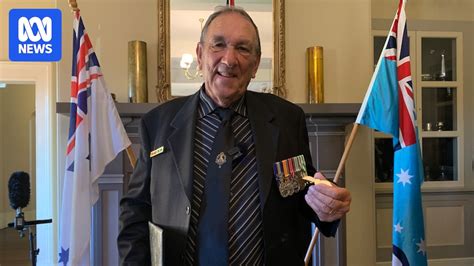 Private Patrick Halley Receives Retrospective Service Award In Hobart 53 Years After Returning