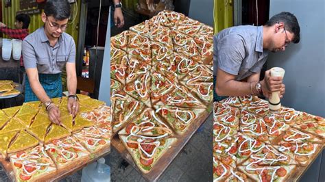 500 Grill Sandwich Making At Surat Famous Raj Khawsa Indian Street