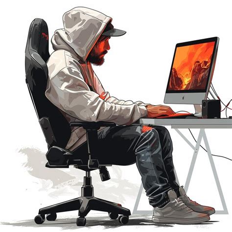 Network Administrator Quantitative Analyst A Illustration Premium Ai Generated Image