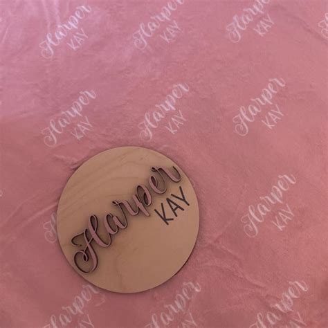 Safari Birth Stat Sign Birth Stat Sign Round Wood Birth Stat Sign