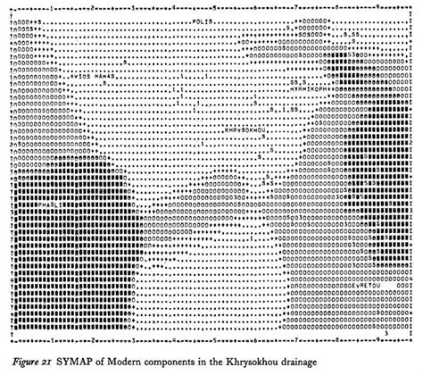 Ascii Art Mapping Symap Or Early Computer Generated Cartography Artofit