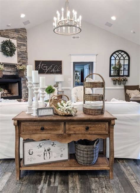 20 Sofa Table Decor Ideas To Spruce Up Your Space With Style