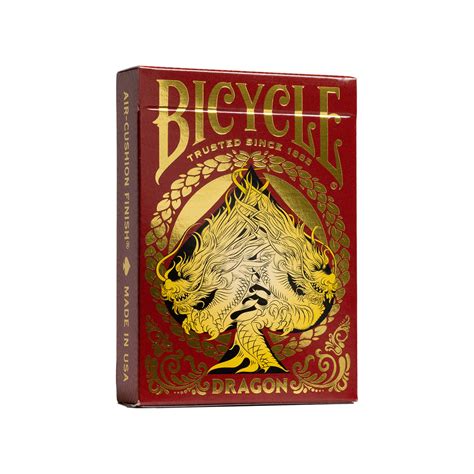 Bicycle Gold Dragon Playing Cards Cardtopia