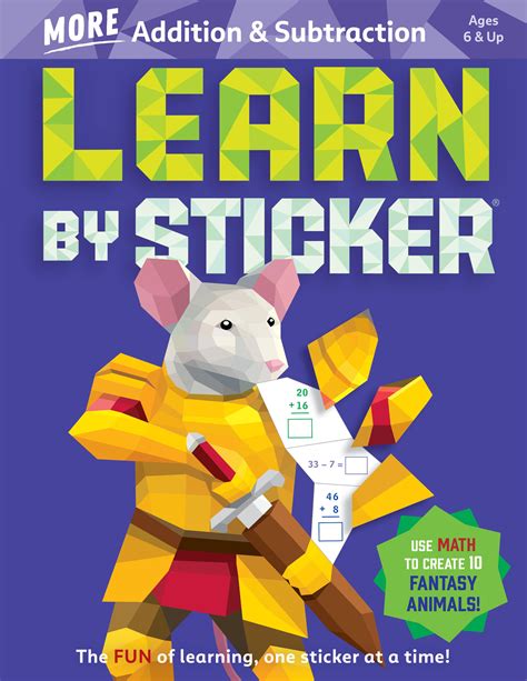 Learn By Sticker More Addition And Subtraction Use Math To Create 10