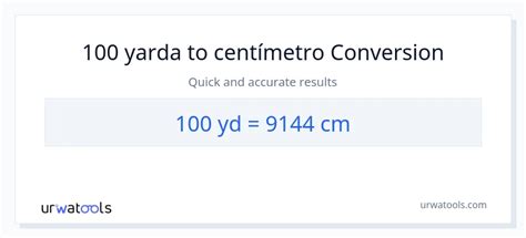 100 Yd To Cm Yardas To Centímetros Calculator