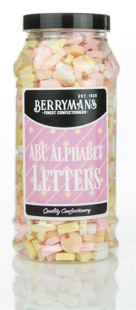 Chalk Alphabet Sweets At Esther Corbett Blog