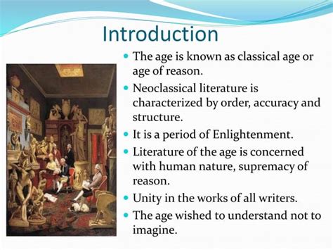 An Overview Of Neo Classical Age Pptx Poetry Books And Literature