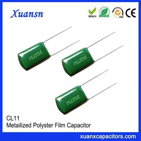 Led Lamp Capacitor Cl11 273j 400v Mylar Capacitor Manufacturer