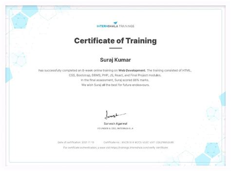 Suraj Kumar On Linkedin Webdevelopment Internshala