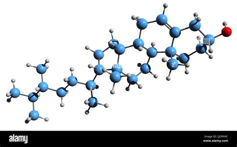 3d Image Of Campesterol Skeletal Formula Molecular Chemical Structure