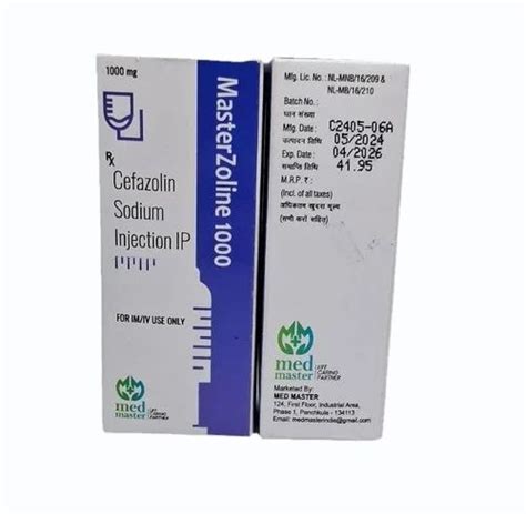 Cefazolin Sodium 1gm Injection 1000 Mg Vial At ₹ 41 95 Vial In